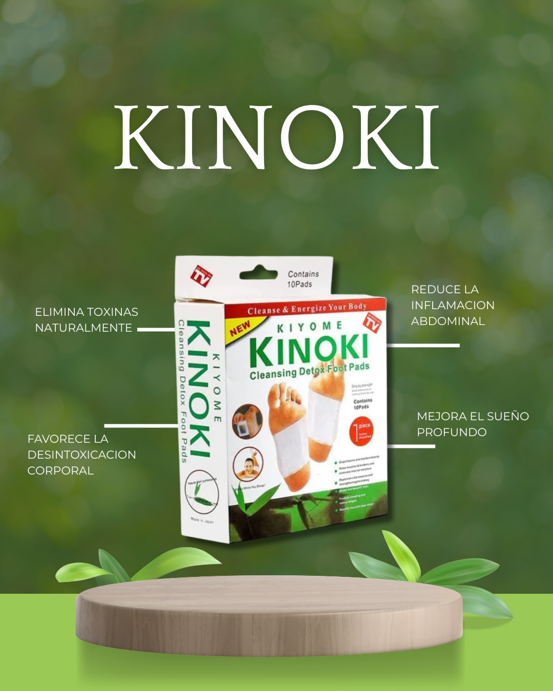 PARCHES DETOX KINOKI PARA PIES CAJA x 10 – Belahlab
